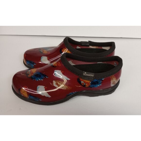 Sloggers | Shoes | Red Sloggers Chicken Rooster Clog Shoe Womens 7 ...